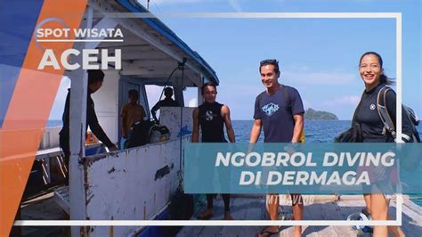 Menikmati Perjalanan Membelah Lautan Menuju Spot Diving Batee Tokong Aceh