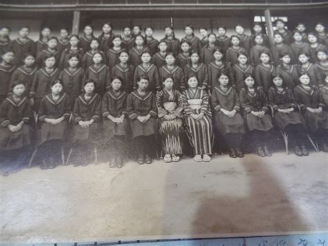 高雄女中台灣日據時期古董黑白照片相片大張稀少品4 Yahoo拍賣