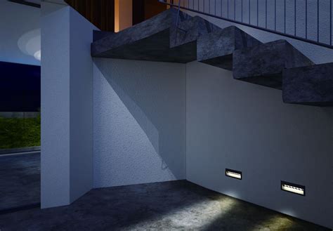 Ixis Recessed Outdoor Wall Light 6w 240v Dark Grey 3000k Warm White