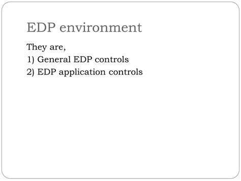 Auditing In Edp Environment Computerized Audit Pdf