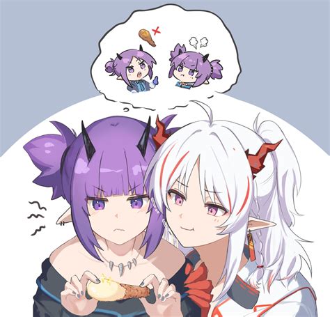 Nian Lava And Hibiscus Arknights Drawn By Mabing Danbooru