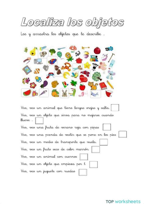 Receta Comprensiгіn Lectora Ficha Interactiva Topworksheets Eroppa