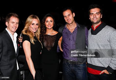 Dwight Coates Taylor Armstrong Katie Cleary Andrew Stern And Ben News Photo Getty Images