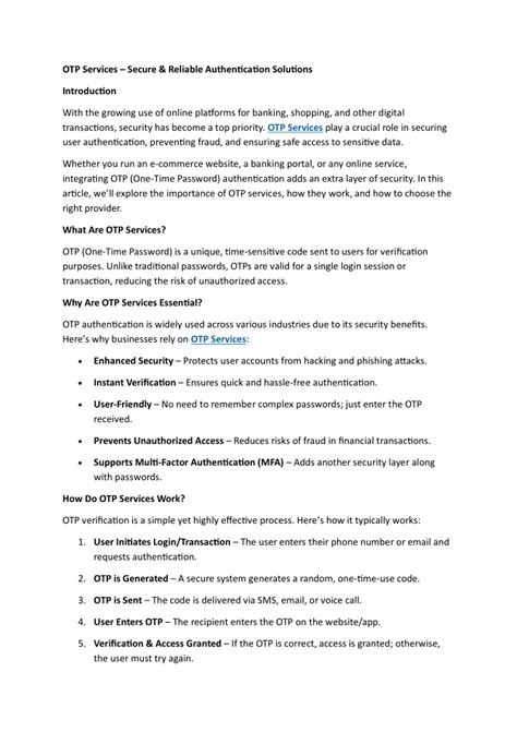 Ppt Best Free Otp Sms Service Secure And Reliable Solutions Powerpoint Presentation Id 14099203