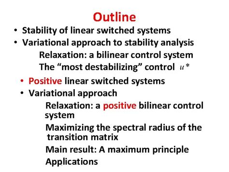 Stability Analysis Of Positive Linear Switched Systems A