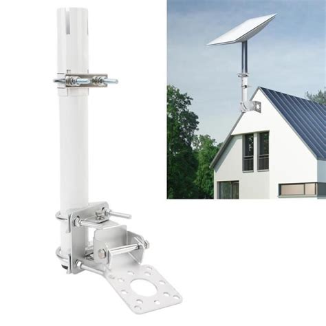 HURRISE Kit De Montage De Poteau D Antenne Satellite Pour Support De Fixation D Antenne