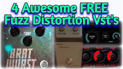 Best Free Fuzz Distortion Vst Plugins For Guitar Bass Review