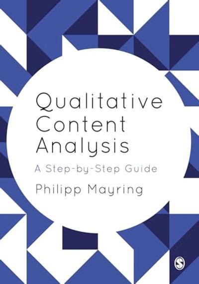 Biblio Qualitative Content Analysis A Step By Step Guide By Mayring