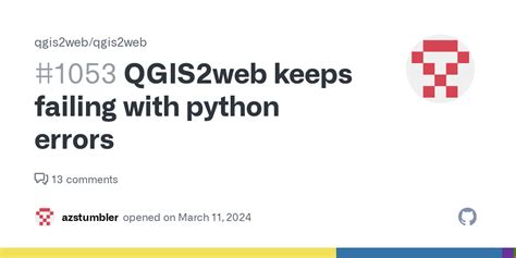 QGIS2web Keeps Failing With Python Errors Issue 1053 Qgis2web