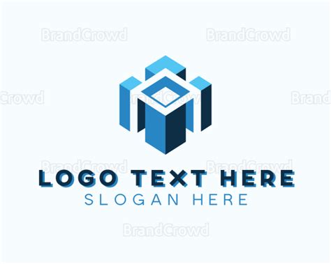Digital Cube Software Logo Brandcrowd Logo Maker