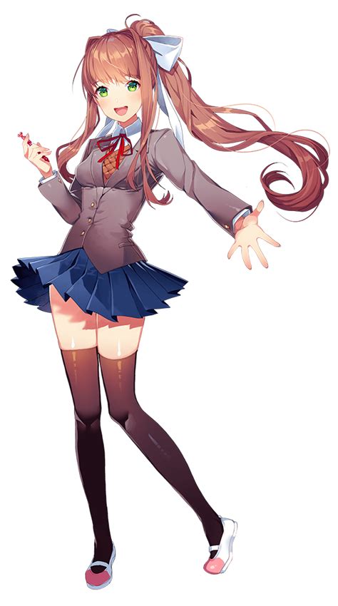 Monika Doki Doki Literature Club Minecraft Skin