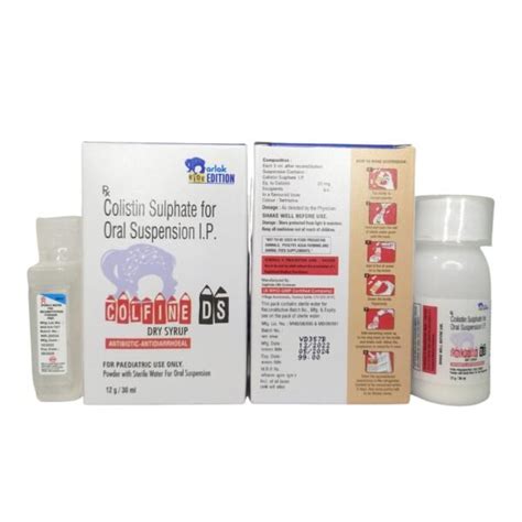 Colfine Ds Colistin Sulphate 25gm Syrup