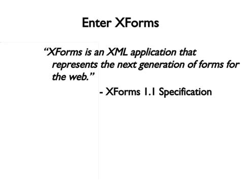 Xforms For Metadata Creation Ppt