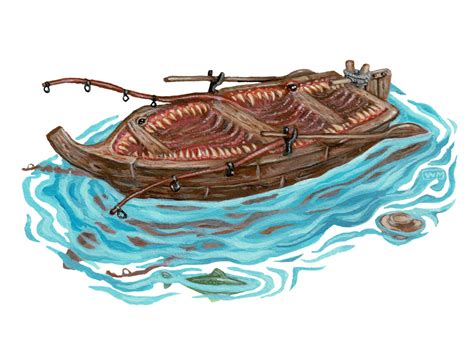Image 2011 Briny Mimic Rowboat Monster Original Goodman Games Color