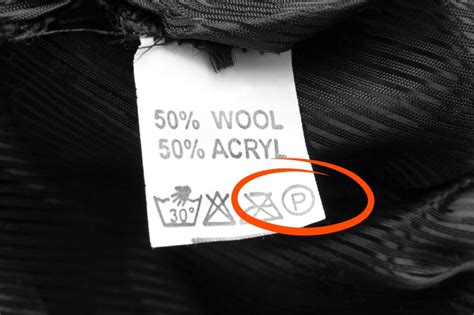 What Does P In A Circle Mean On Clothes