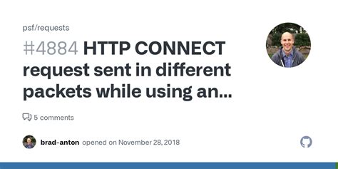 CONNECT Request Sent In Different Packets While Using An HTTPS