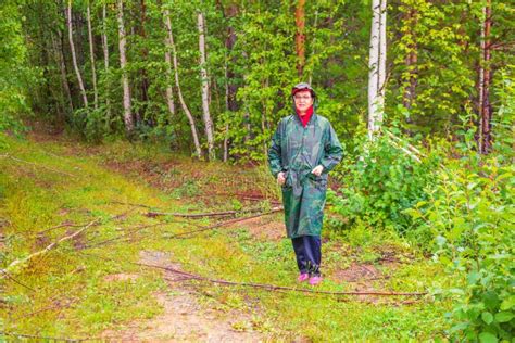 Beautiful Mature Woman Walking Stock Image Image Of Longevity
