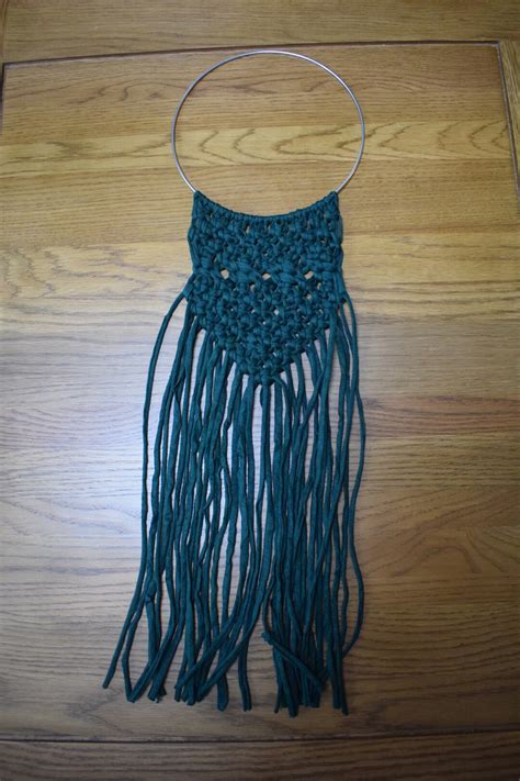 Macrame Pattern Circle Wall Hanging PDF Pattern Modern Macrame DIY Macrame Tutorial