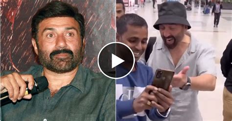 सेल्फी घेणाऱ्या चाहत्यावर भडकलो कारण सनी देओलने स्वतच दिलं