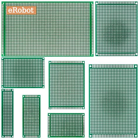 Double Side Prototype Diy Universal Printed Circuit Pcb Board Protoboard For Arduino 9x15 8x12