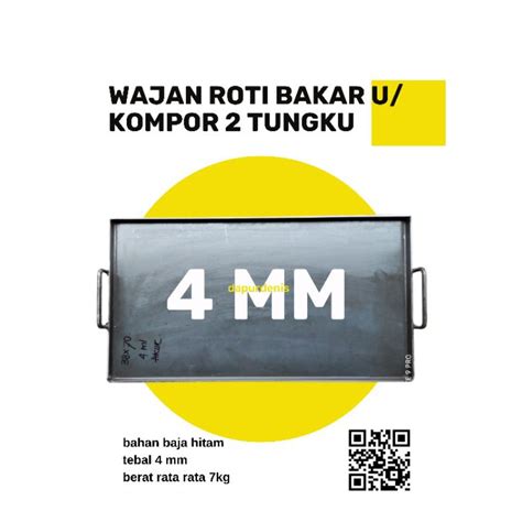 Jual MM Wajan Roti Bakar Tungku Wajan Kebab Wajan Burger Teppanyaki Wajan Roti John