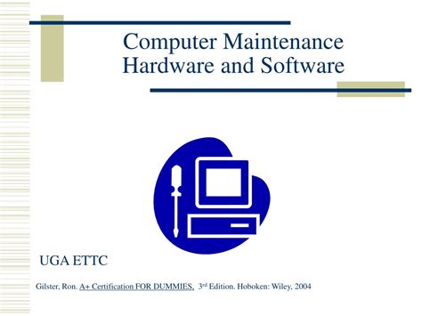 Ppt Computer Maintenance Hardware And Software Powerpoint Presentation Id 67052