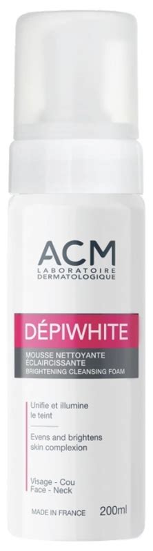 Dépiwhite Mousse Nettoyante éclaircissante Acm Unifie Le Teint