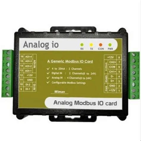 Analog Modbus IO Card at Rs 3500 piece एनलग आईओ करड in Chennai