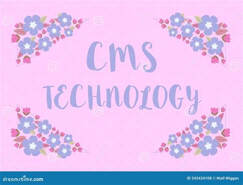 Hand Writing Sign Cms Technology Word For Programs That Are Used To Create And Manage Digital