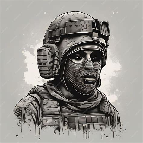 Palestinian Hammas Soldier Ai Premium Ai Generated Image