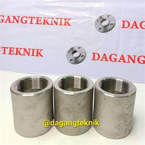 Promo Promo Socket Coupling Drat Threaded Npt Ss 304 Asa 3000 1 2 Inch Diskon 50 Di
