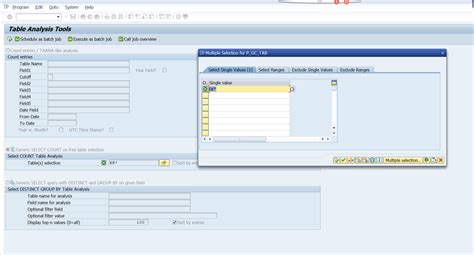 How To Do Table Counts For Multiple Tables At One SAP Community