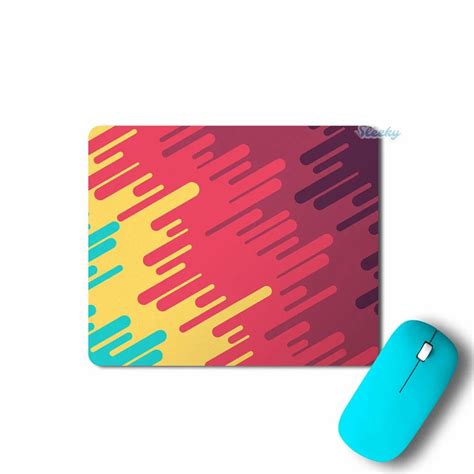 Abstract Cross Lining Mousepad Mouse Mat Colorful Mouse Pad माउस