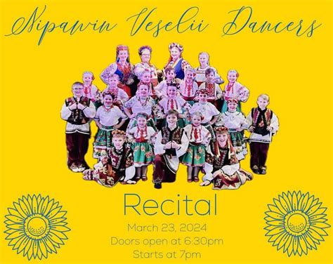 Ukrainian Dance Recital Saturday Evening In Nipawin Nipawin Journal