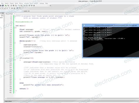 Examples For Loops And Program Control In C Electronca Com