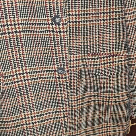 Vintage Houndstooth Blazer Etsy