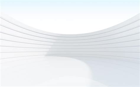 Premium Photo White Abstract Curvilinear Architecture 3d Rendering