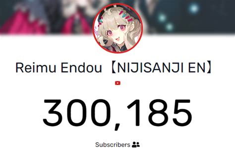 Reimu EndouNIJISANJI EN On Twitter I Love You Guys So So So So SO Much Thank You For