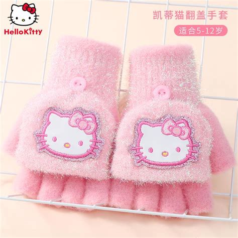 Găng Tay Hở Ngón Hình Hello Kitty Cho Bé Shopee Việt Nam