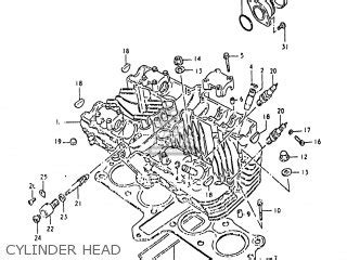 Suzuki GS1000G 1981 X USA E03 Parts Lists And Schematics