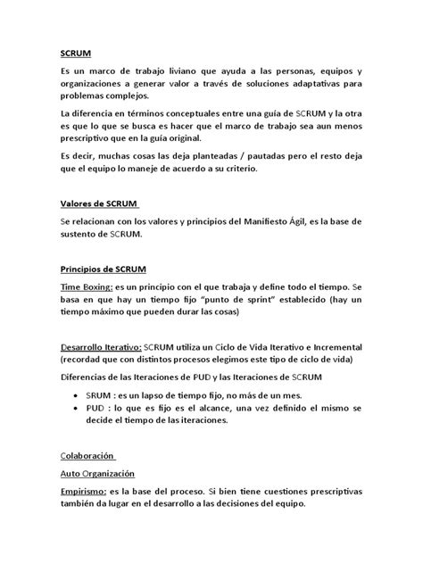scrum pdf scrum desarrollo de software software