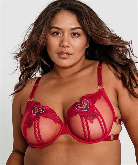 Bras N Things Night Games Valentines Mini V Red 01362801