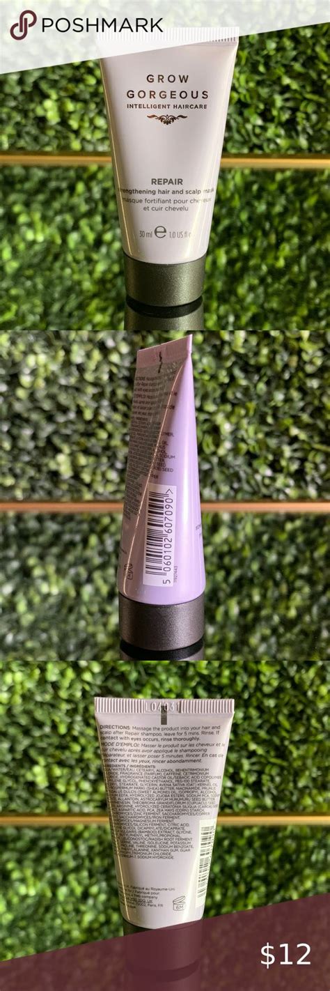 3️⃣ 💲15 New Grow Gorgeous Repair Strengthening Hair And Scalp Mask Nwt Grow Gorgeous Scalp Mask