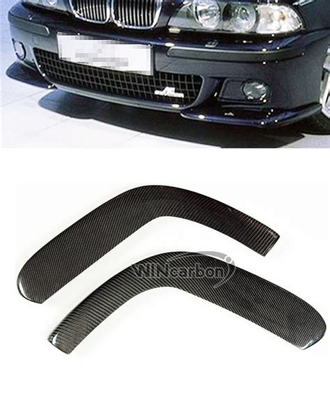 Carbon Fiber Front Bumper Splitters For Bmw 97 03 Series M5 E39