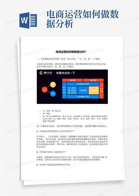 电商运营如何做数据分析word模板下载编号qayjkpgy熊猫办公