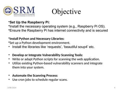 Vulnerability Scanner On Web Application Pptx