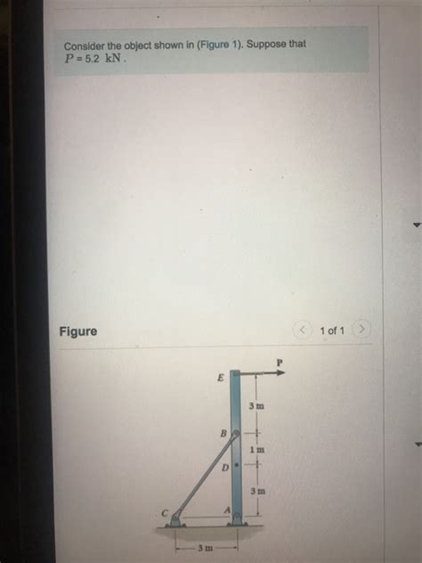 Solved Consider The Object Shown In Figure 1 Suppose That