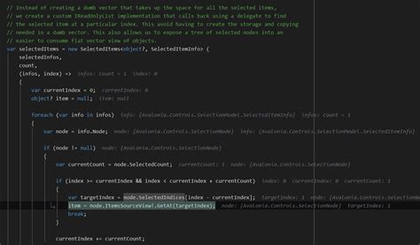 Selection Model Issues · Issue 4496 · Avaloniauiavalonia · Github