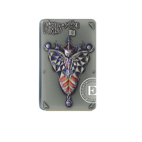 2 Oz 6220 G Sidabrinė Moneta Pastelinis Cirkas Skrendantis