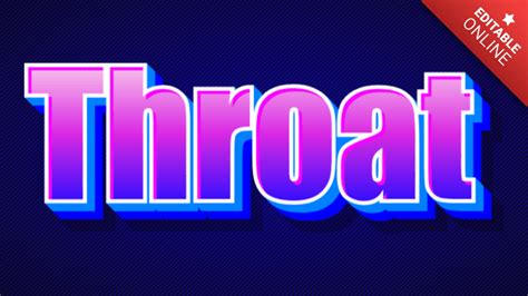 Throat Text Effect Generator Textstudio